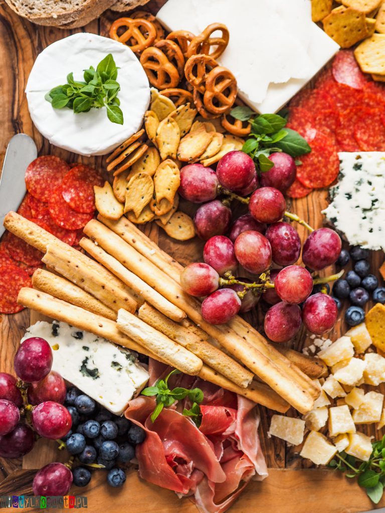 Deska serów i przekąsek