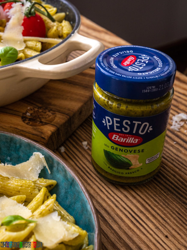 Penne pesto z kurczakiem