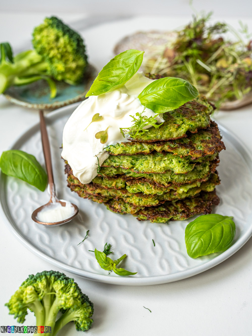 Placki z brokuła